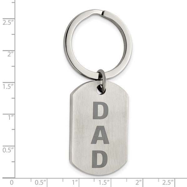 Men's Stainless Steel Dad Key Chain – The Men's Jewelry Store